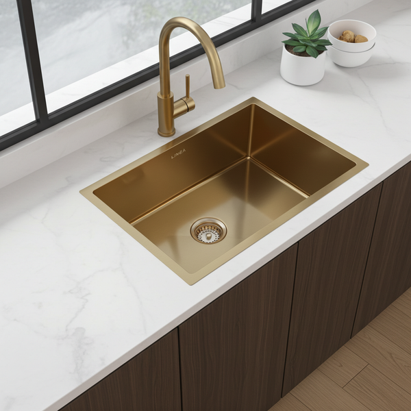 Stainless Steel Kitchen Sinks | Handmade Sinks - Linea Bathroom