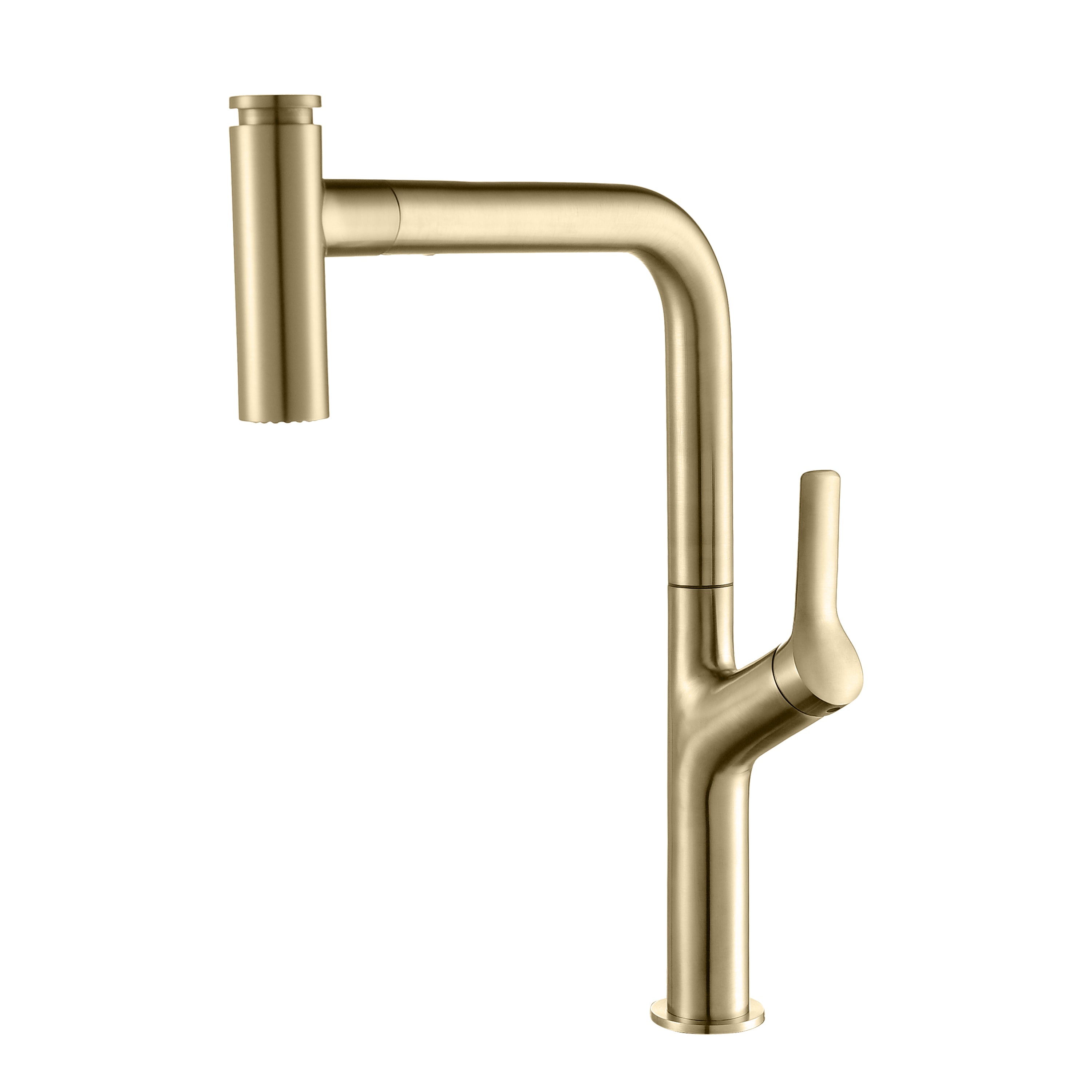 Linea Kitchen Pull-out Mixer brushed gold